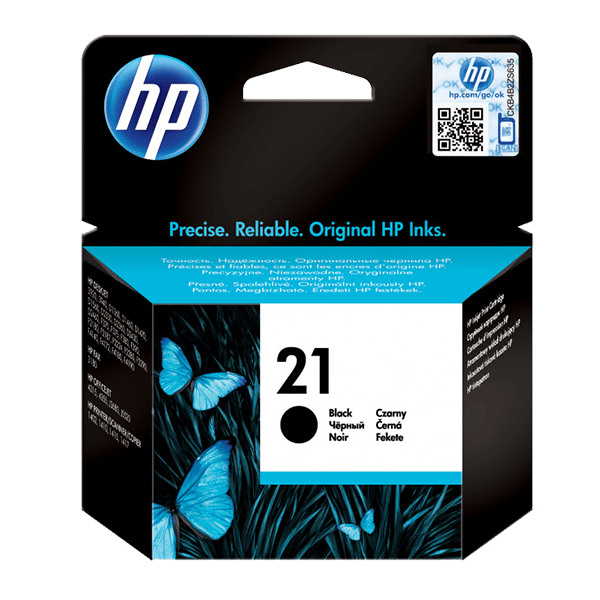 HP 21 Black Original Ink Cartridge (C9351AE) | Computer Troopers